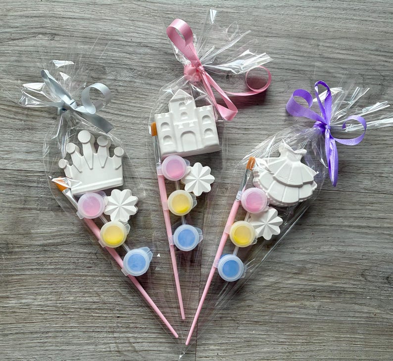 Paint Your Own Princess Party Favor / Princess Party / Princess Party ...