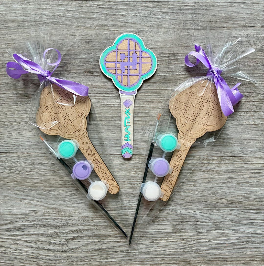 Paint Your Own Huntrix Party Favor/ K Pop Craft / Demon Hunters Party ...