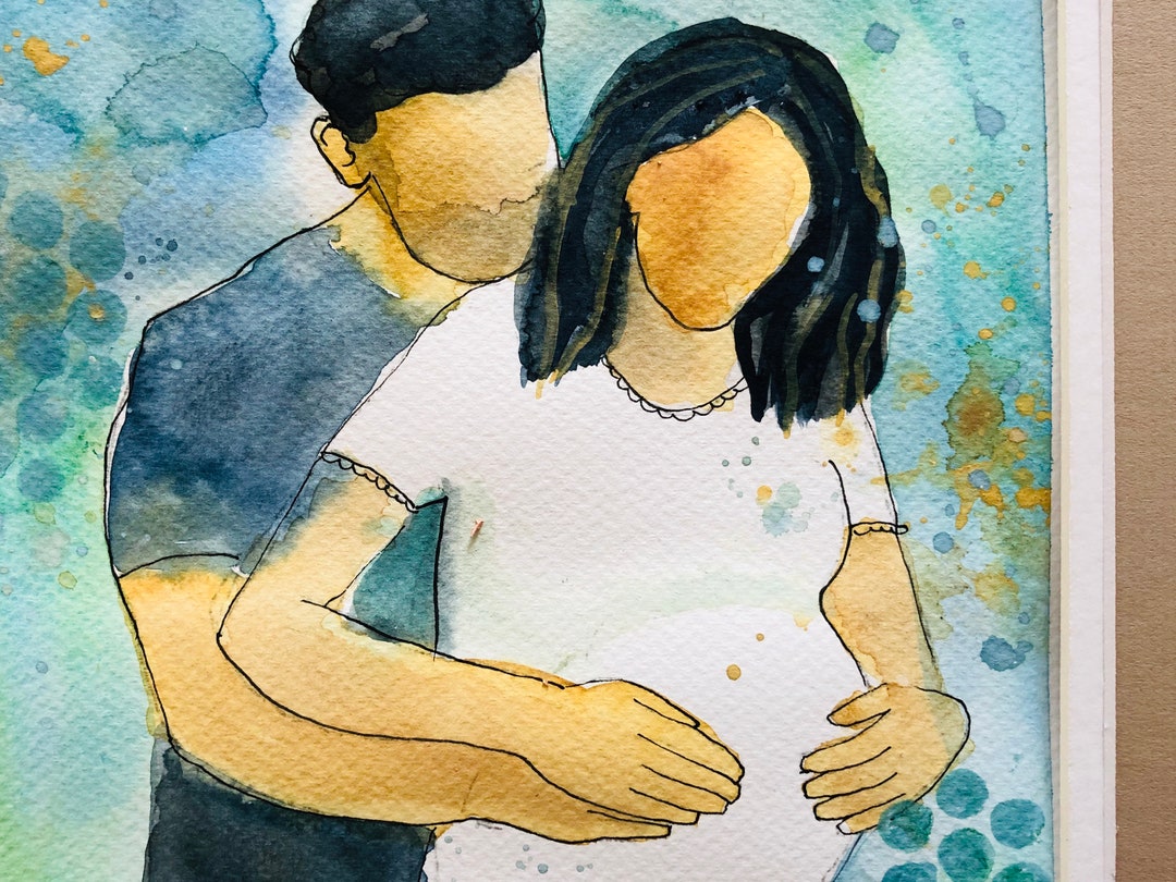 Expecting Parents, Birth Art Print on Archival Paper, Obgyn and Midwife ...
