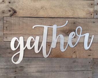 Gather letters | Etsy