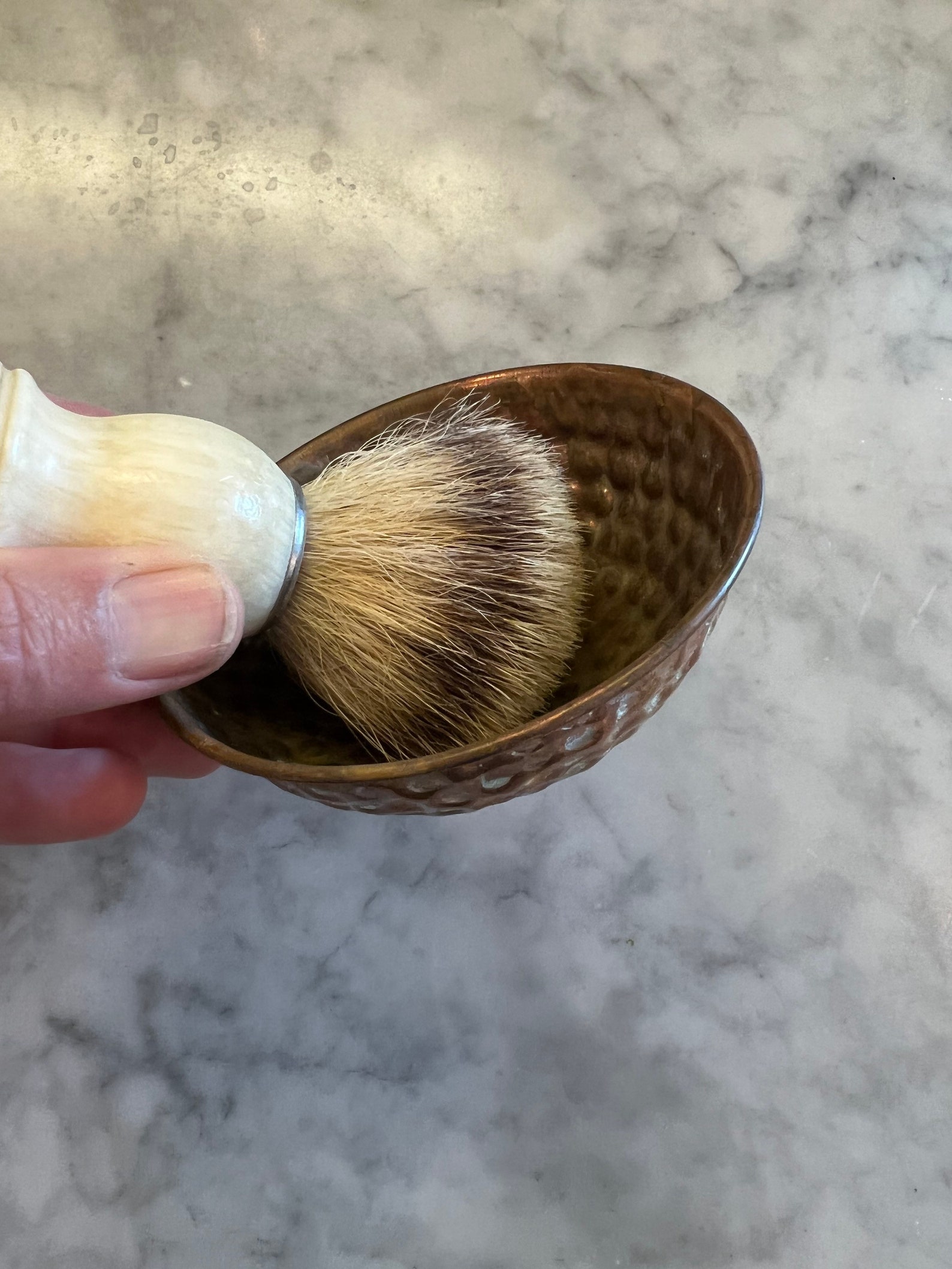 Hammered Copper Shave Dish - Etsy