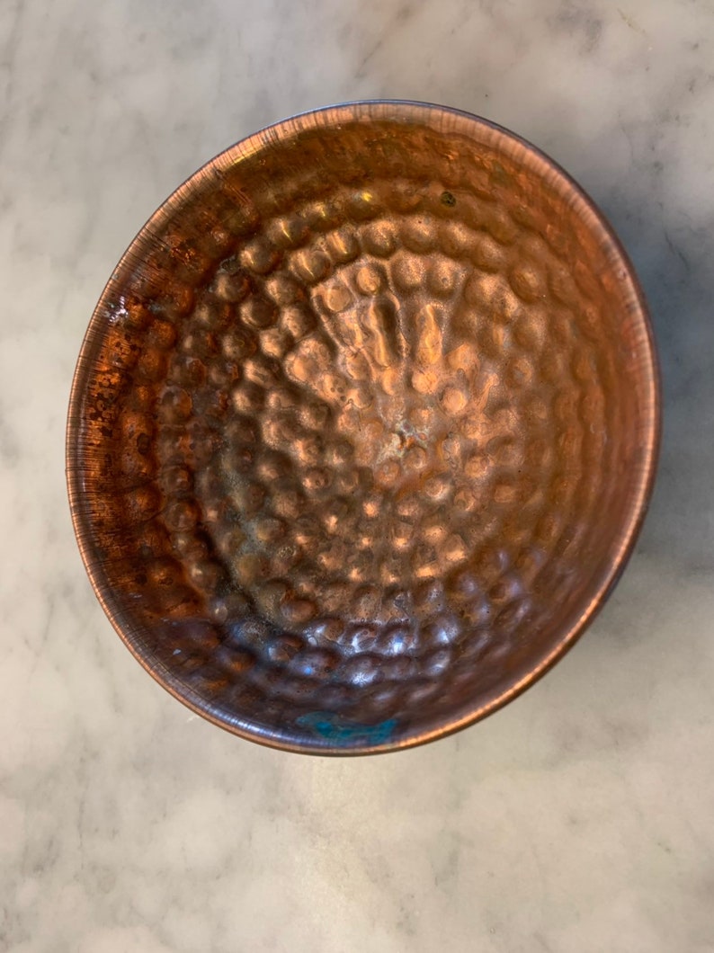 Hammered Copper Shave Dish | Etsy