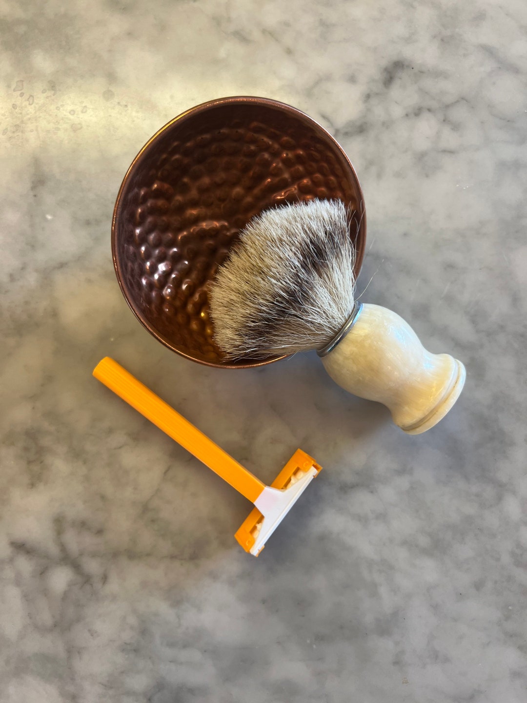 Hammered Copper Shave Dish - Etsy