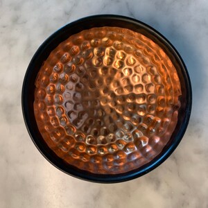 Hammered Copper Shave Dish | Etsy