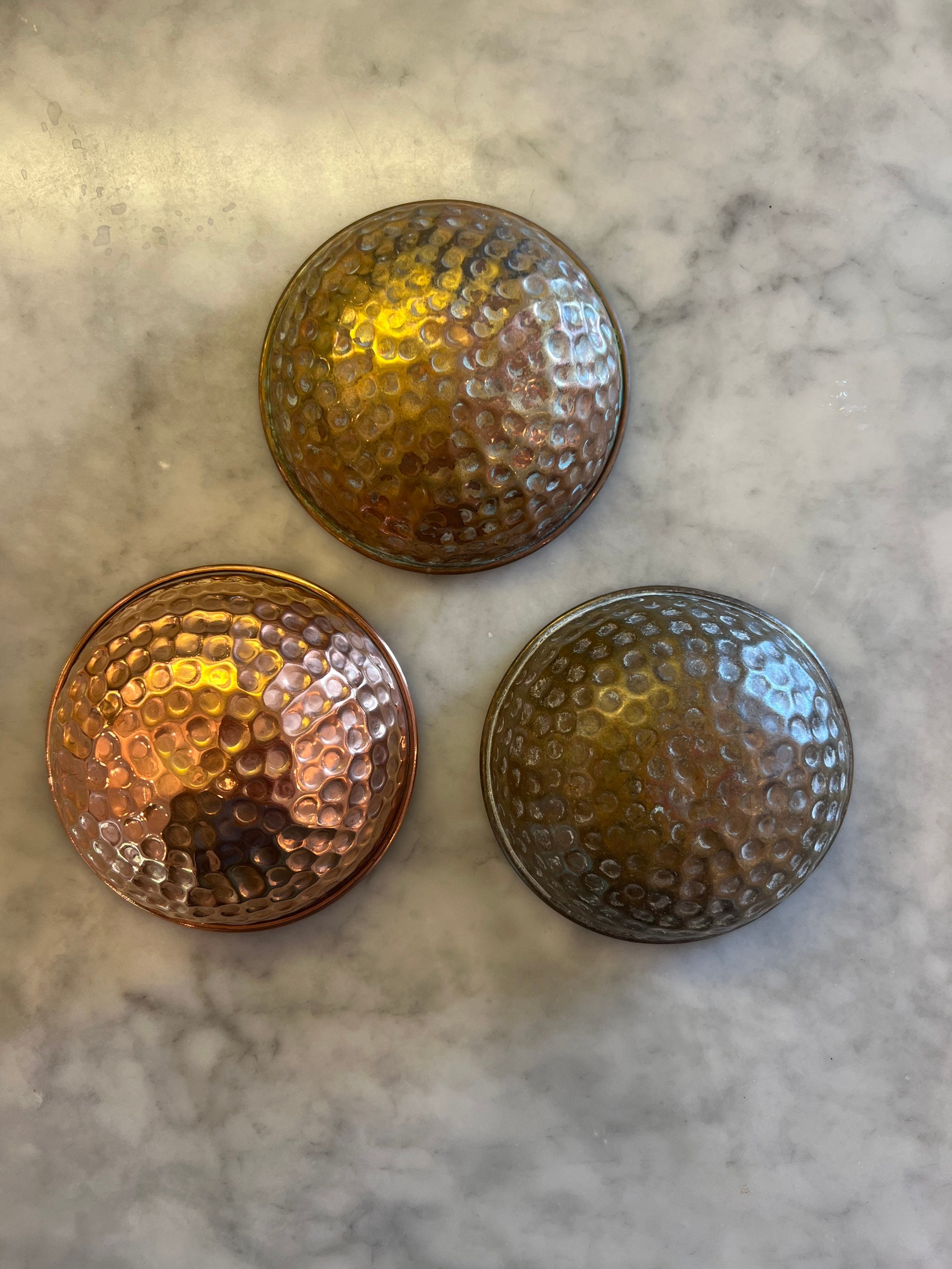 Hammered Copper Shave Dish - Etsy