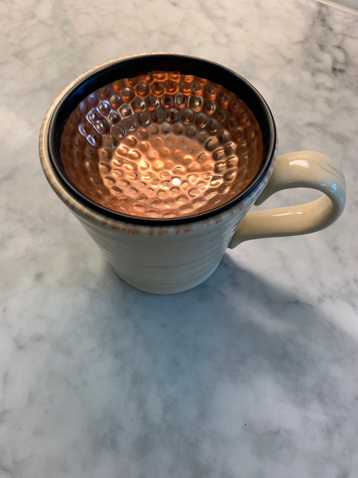 Hammered Copper Shave Dish | Etsy