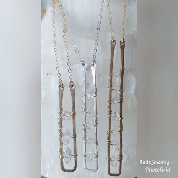 Diamond Ladder Necklace - Etsy