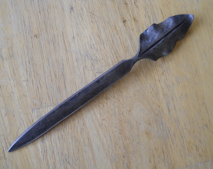 Letter Opener With Leaf Handle - Etsy