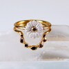 Peacock Ore Ring // Chalcopyrite Ring // Raw Stone Ring // Peacock Ore ...
