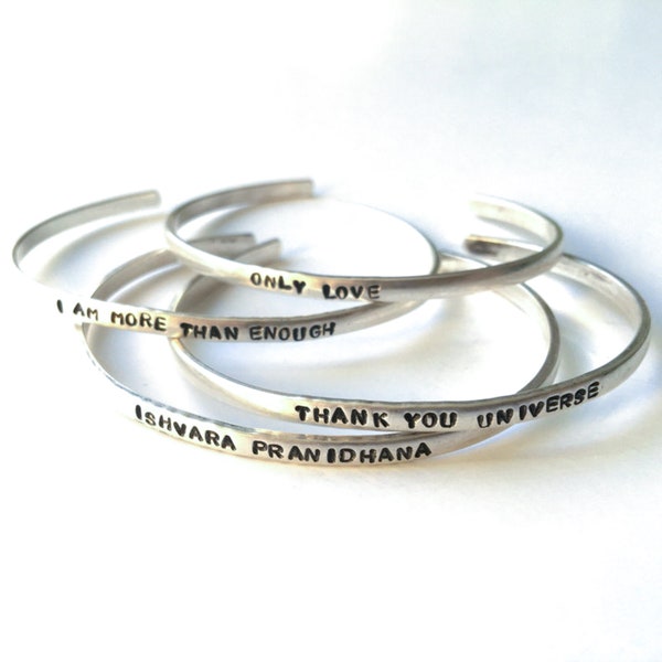 Mantra Bracelet - Etsy