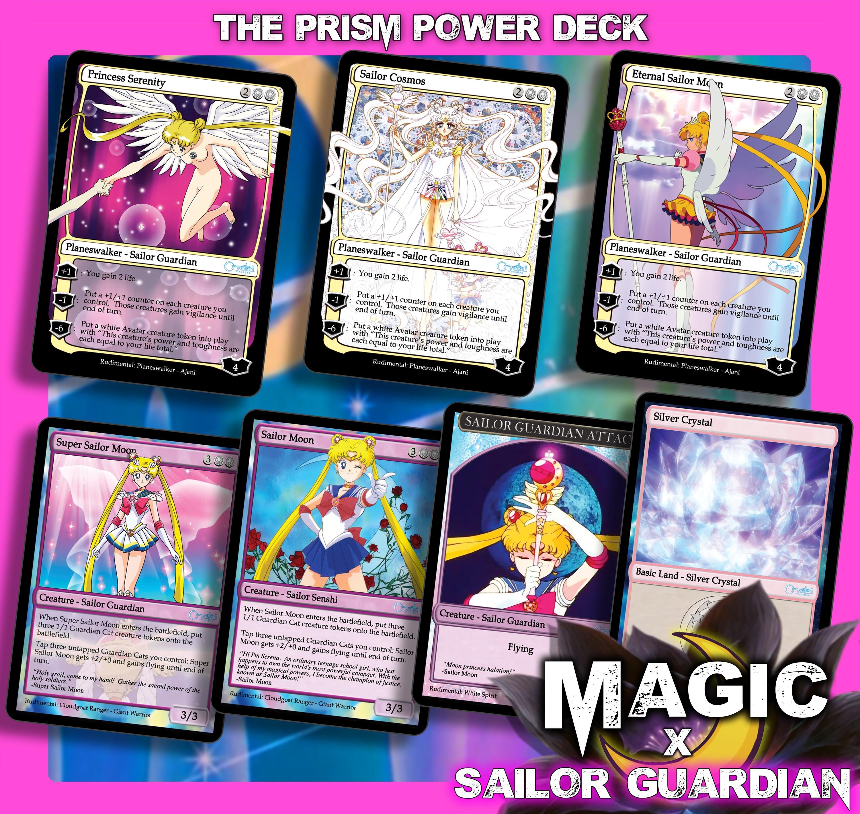 The Prism Power Deck - Sailor Guardian Magic Trading Cards - Complete ...
