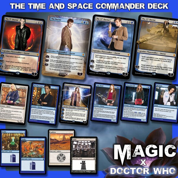 Mtg Doctor Who Deck - Etsy