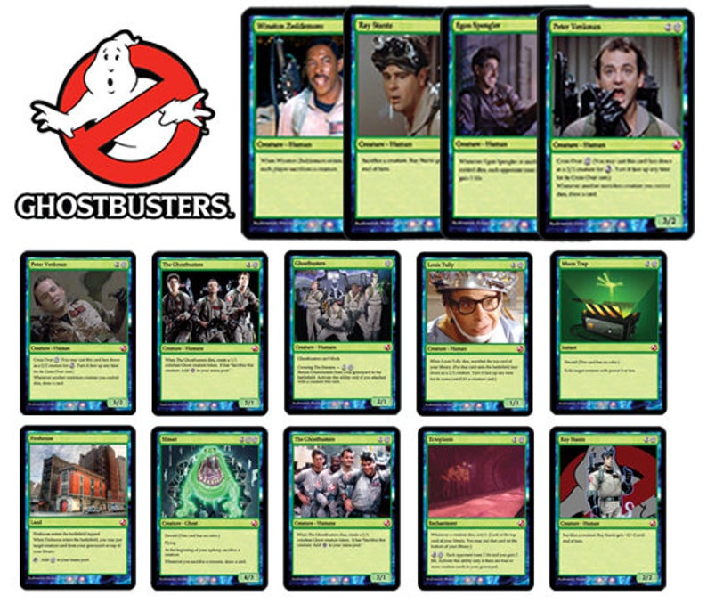 The Who Ya Gonna Call Deck Ghostbusters Magic Trading Cards - Etsy