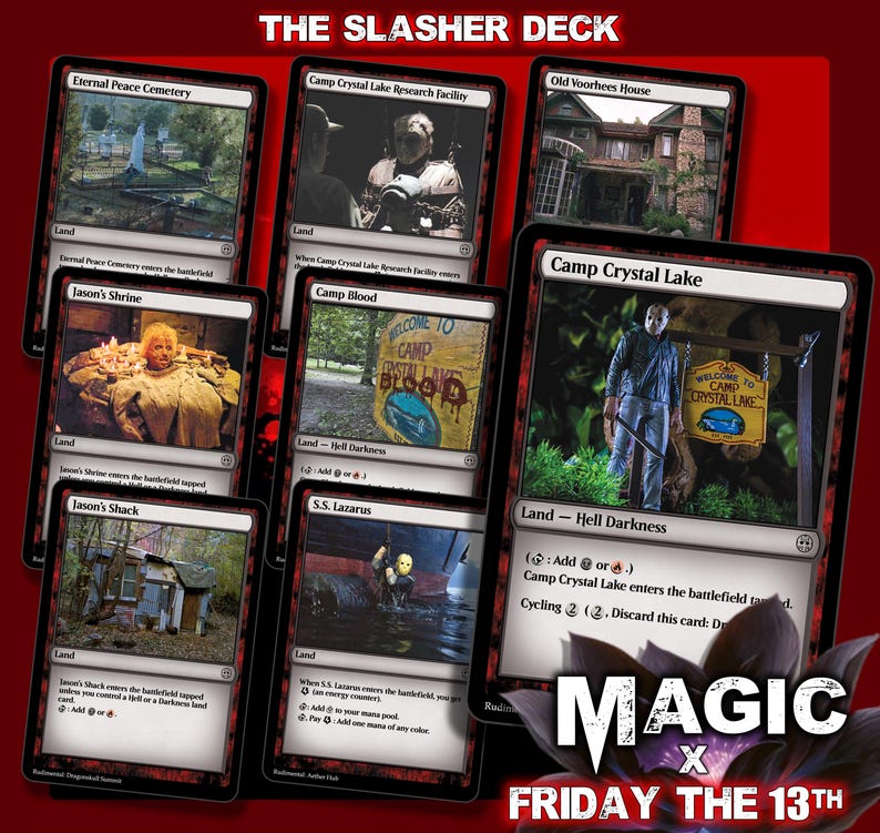 The Slasher Deck - Friday the 13th Magic Trading Cards - Complete ...