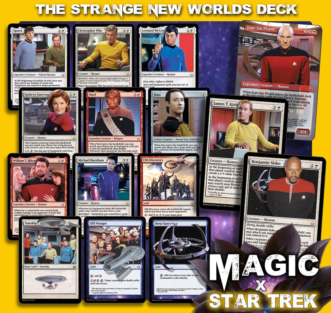 The Strange New Worlds Deck - Star Trek MTG Trading Cards - Complete ...