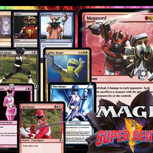 The Super Sentai Deck Themed Magic Trading Cards Complete Playable Deck ...