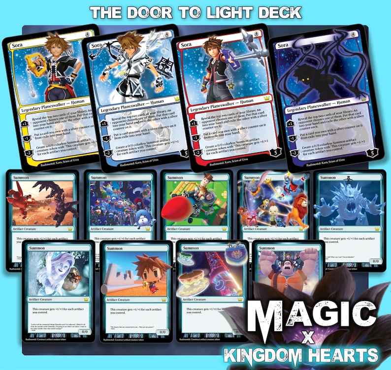 The Door to Light Deck - Kingdom Hearts Magic Trading Cards - Complete ...