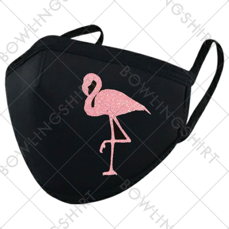 Flamingo Face Mask - Etsy