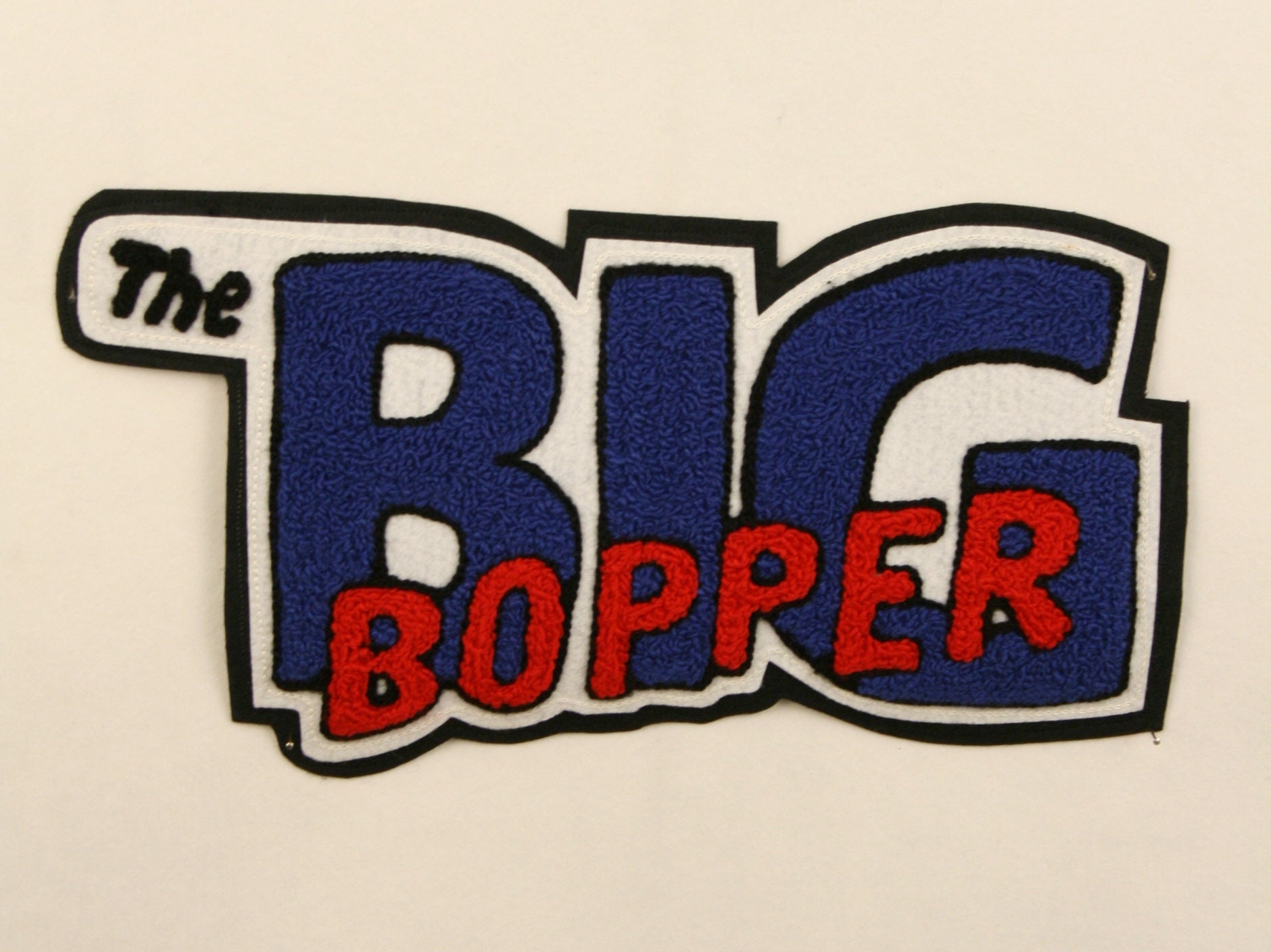 The BIG BOPPER Hand Sewn Chenille Patch - Etsy