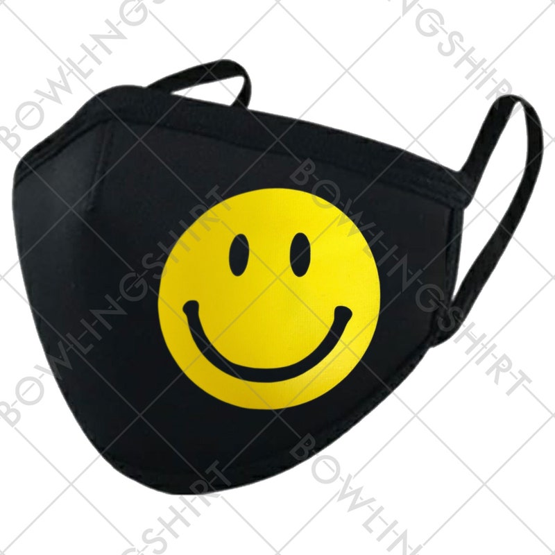 Smiley Face Mask - Etsy
