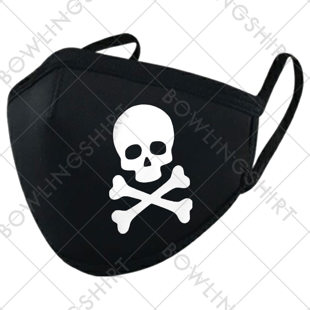 Skull and Crossbones Mask 47 - Etsy
