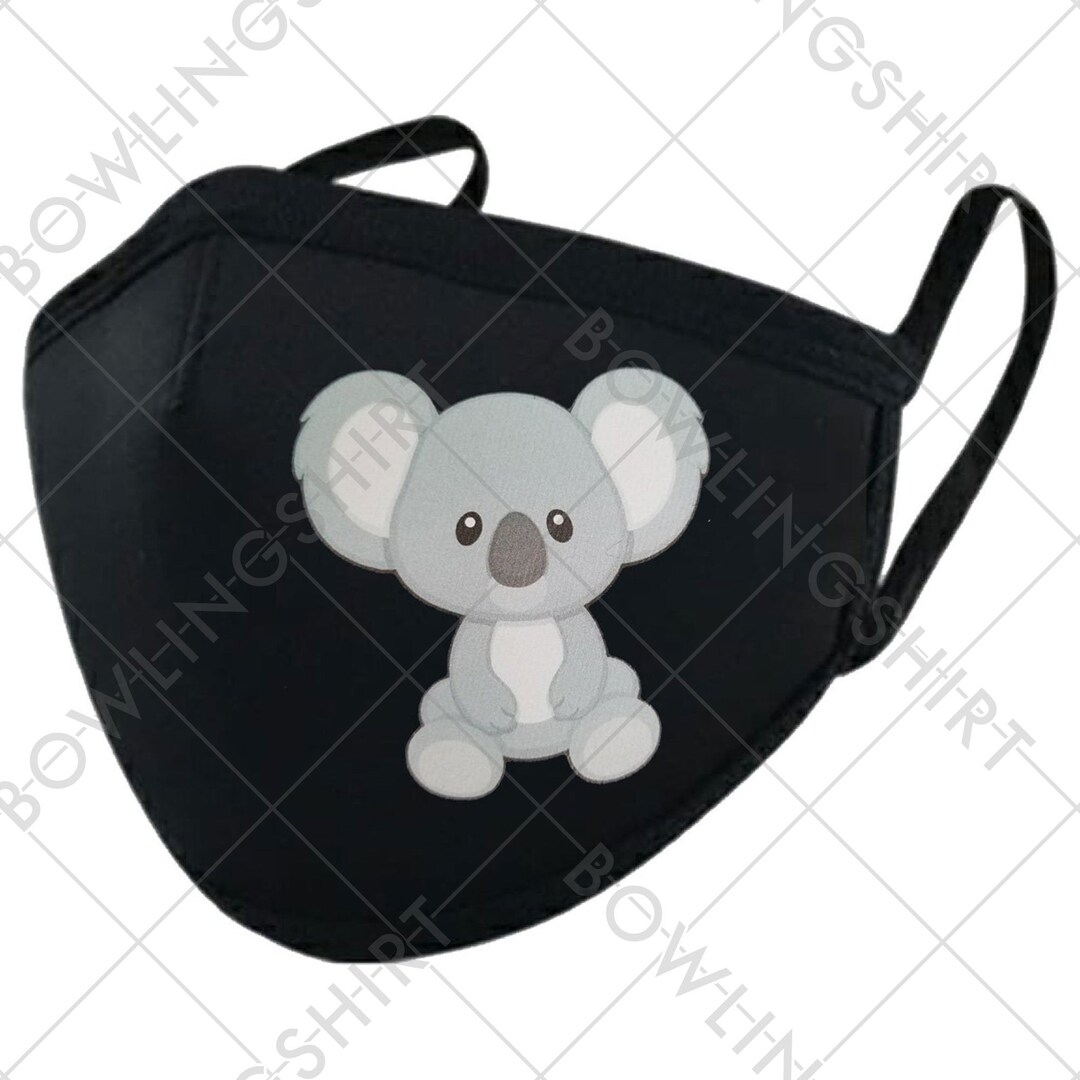 Cutest Smiling Koala Bear Cotton Mask Double Layer Super Soft 93 - Etsy