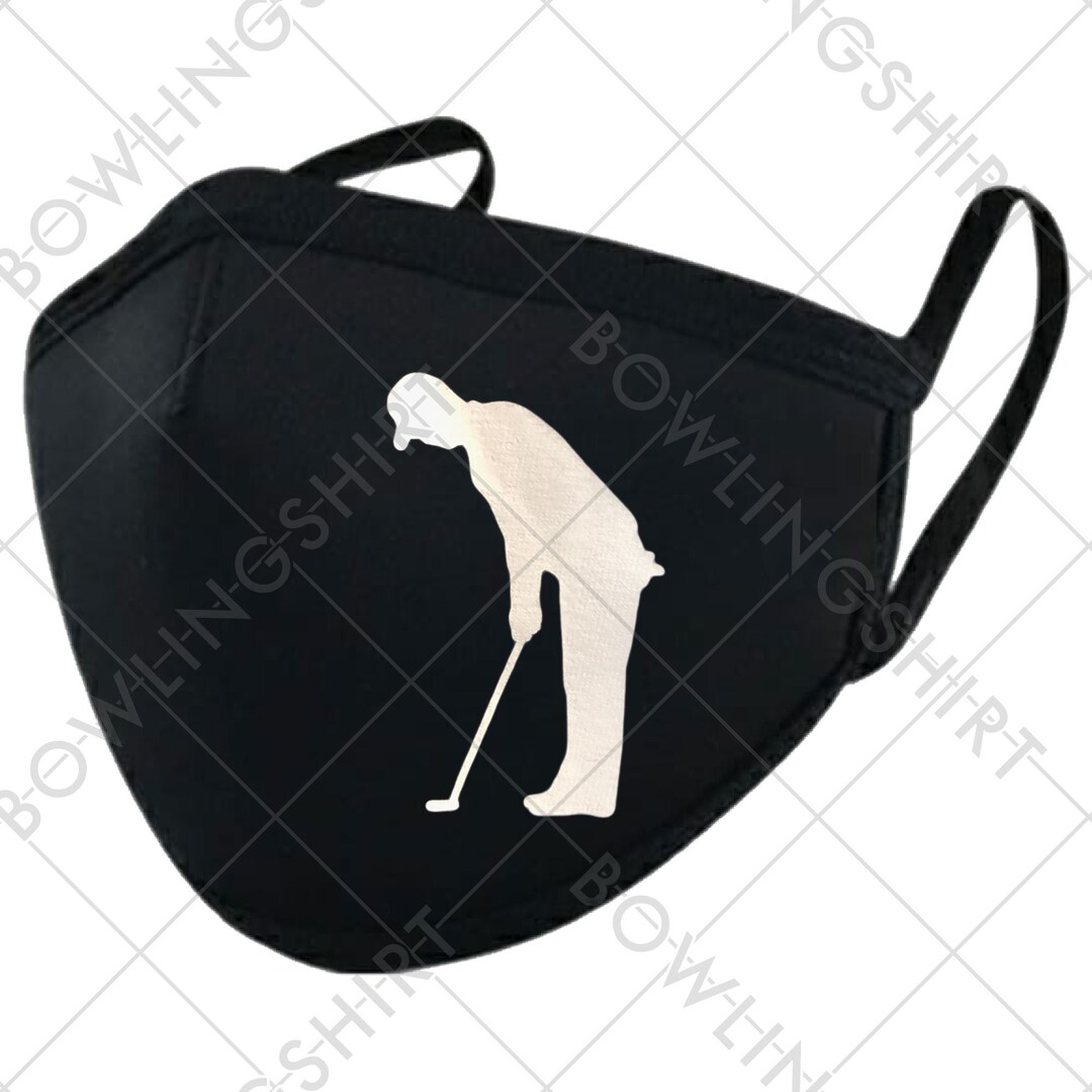Playing Golf Mask #28 - Etsy