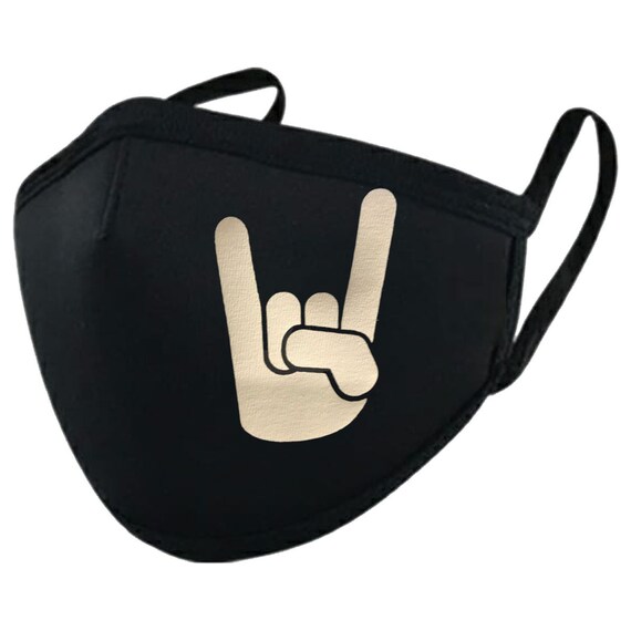 Rock and Roll Hand Mask Available in Adult and Youth | Etsy