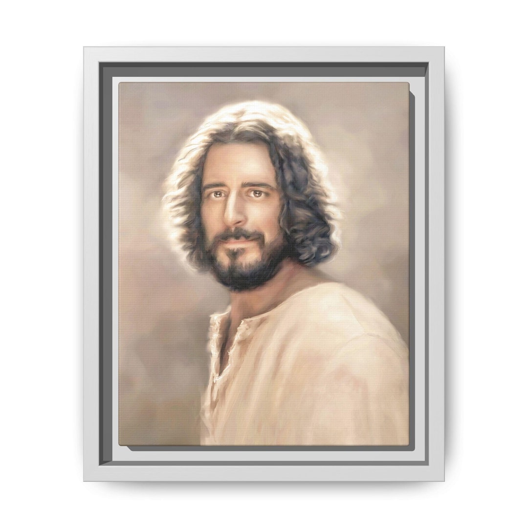 Jesus Portrait Canvas Print: the Chosen Inspired Art, Framed - Etsy