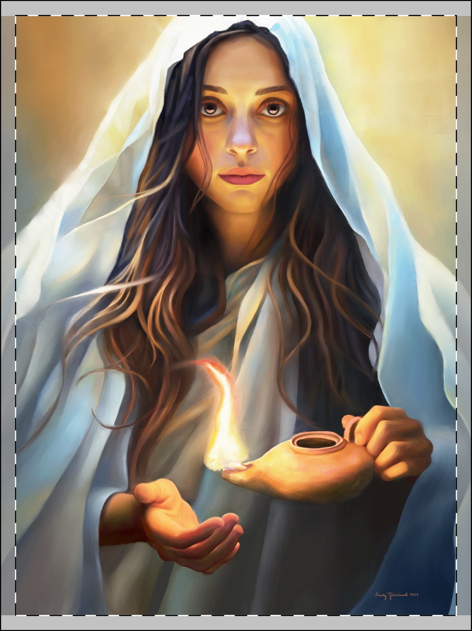 Mary Magdalene Framed Poster, Multi-color Poster - Etsy