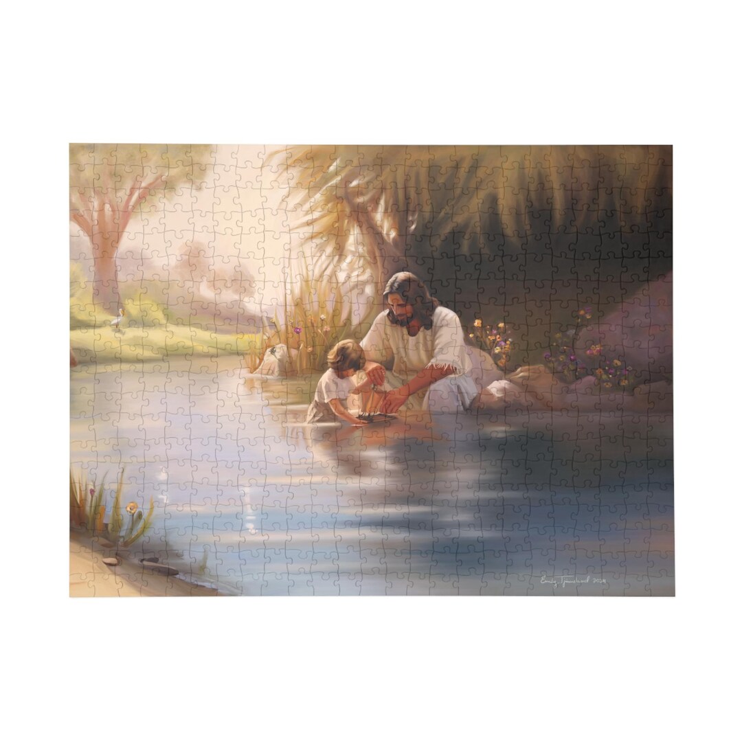 Jesus Christ Puzzle: Christian Family Bonding Activity (96-1000 Piece ...
