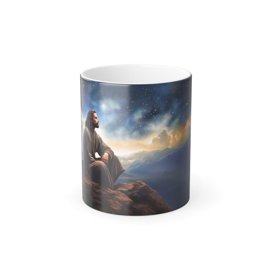 Color Morphing Jesus Mug: Heat-sensitive Christian Gift - Etsy