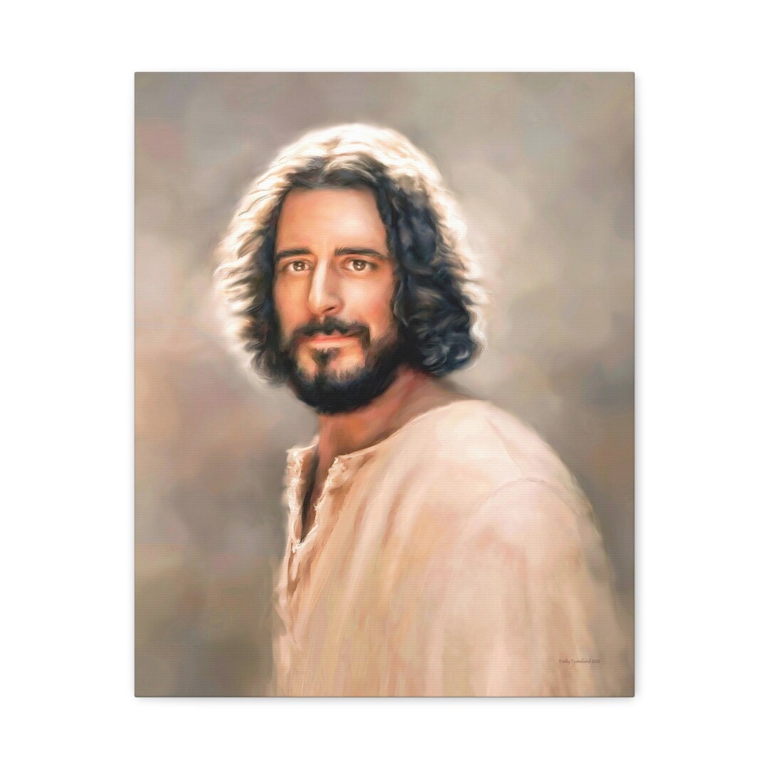 Jesus Christ Portrait 16x20 Artwork of Jesus Painting Not - Etsy