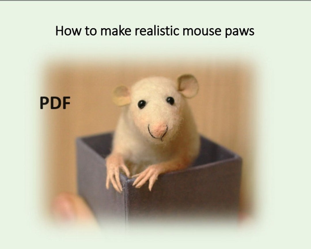 Miniature Mouse Paws Tutorial: Realistic Paw Making (PDF) - Etsy