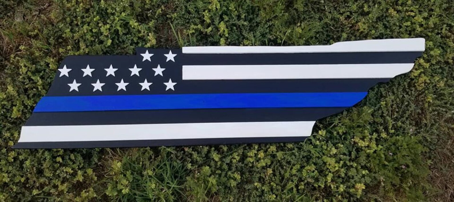 Thin Blue Line 3D Police Flag Texas Sign All States - Etsy