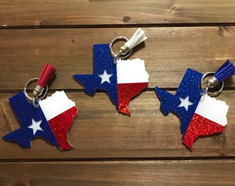 Texas Key Chain - Etsy