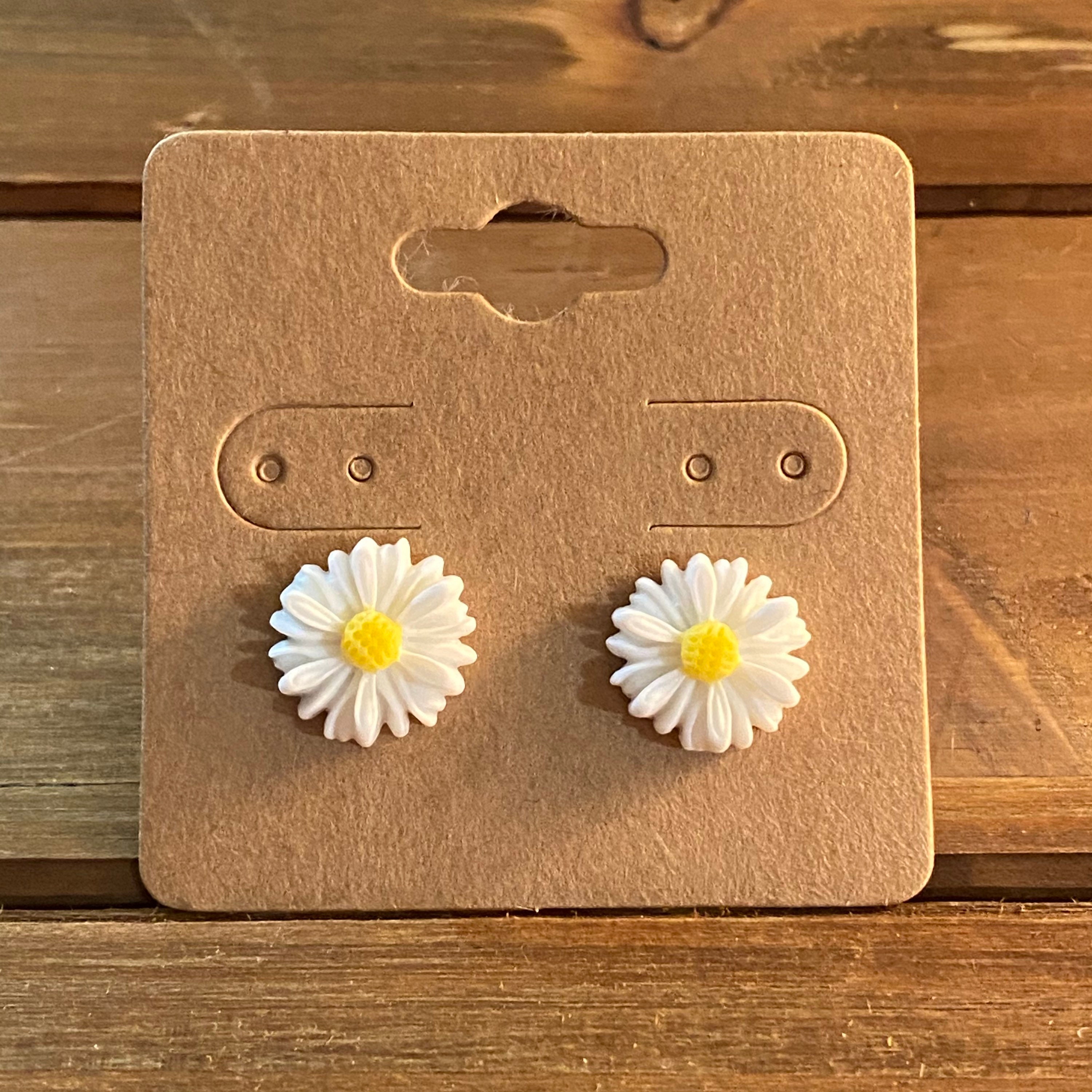 Daisy Stud Earrings-daisy Jewelry-daisy Earrings-flower | Etsy