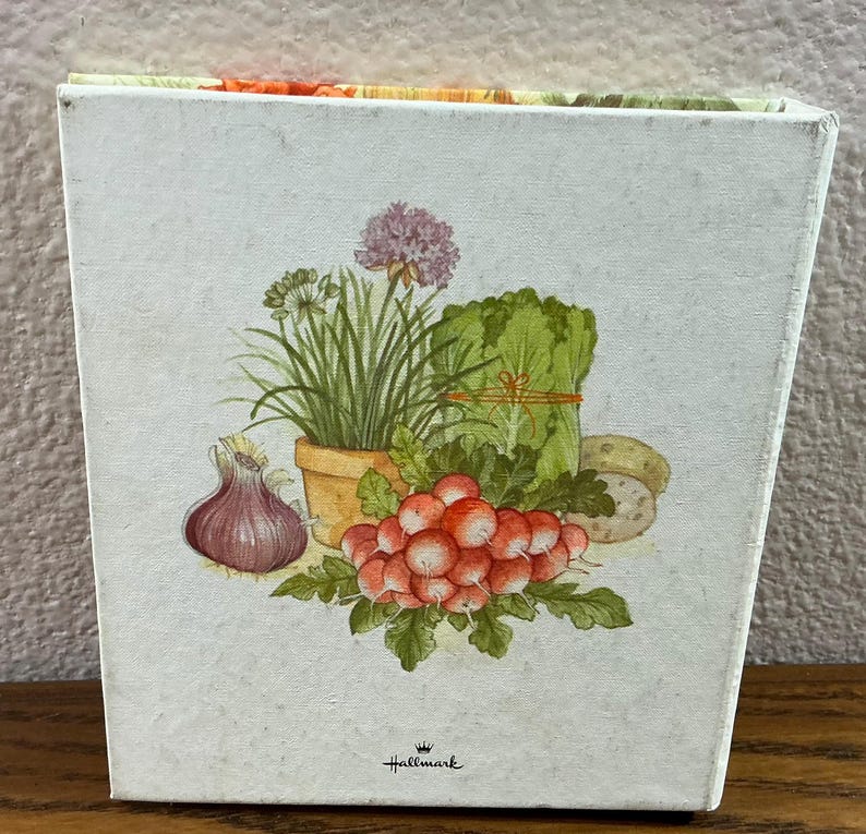 Vintage Hallmark Recipe Book, New Old Stock Produce Motif - Etsy