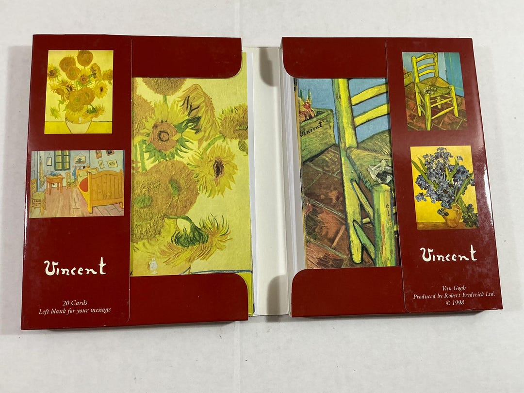 Vintage Van Gogh Blank Note Stationery Cards With Envelopes 1998 - Etsy