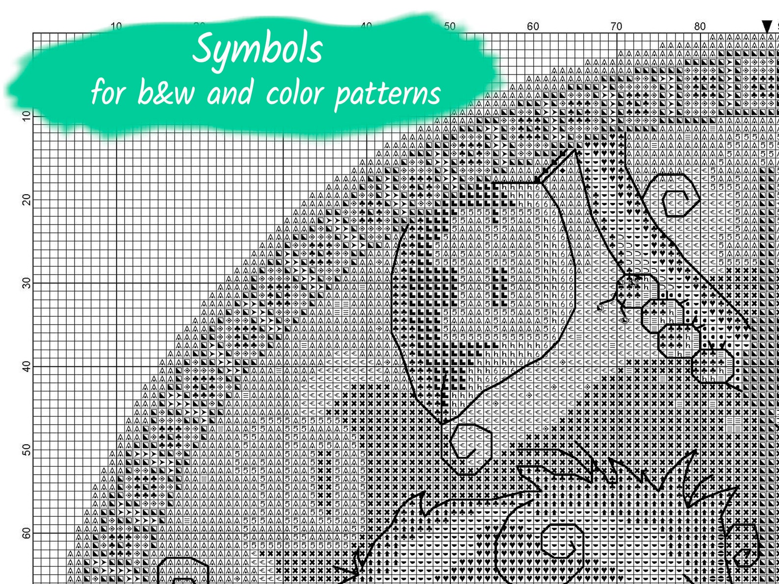 Striped Cat Pattern Funny Animal Pattern Cross Stitch Cat - Etsy