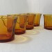 5 Amber Cups Vereco Cups Tempered Amber Glass Espresso - Etsy