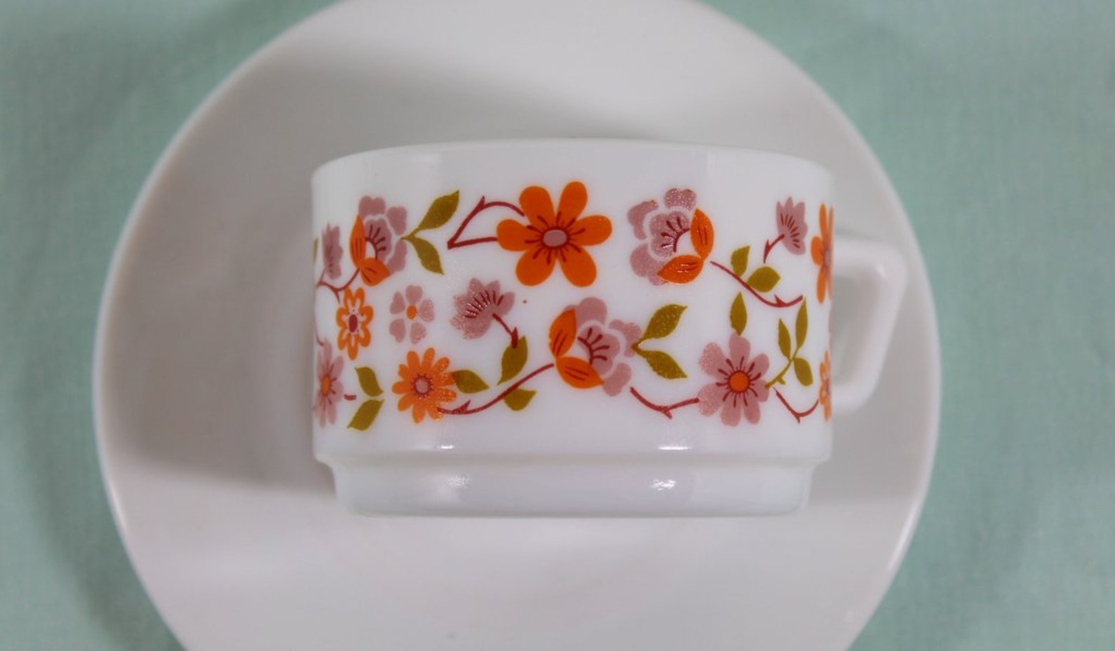 4 Arcopal Cups 4 Tea Cups Coffee Cups & Saucers - Etsy