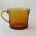 5 Amber Cups Vereco Cups Tempered Amber Glass Espresso - Etsy