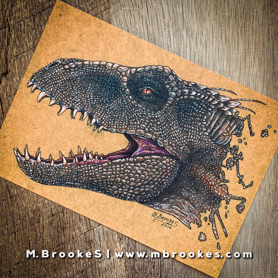 Indoraptor Print - Etsy UK