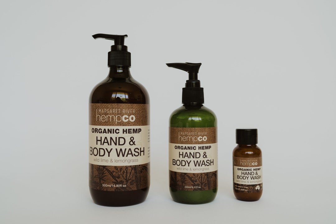 Organic Hemp Hand & Body Wash - Wild Lime and Lemongass - Etsy