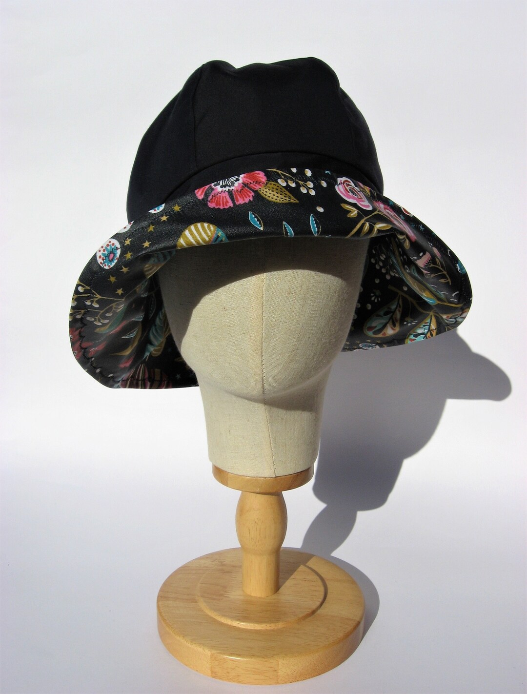 Blue Rain Hat Floppy Rain Hat Rain Flapper Funny City Style - Etsy