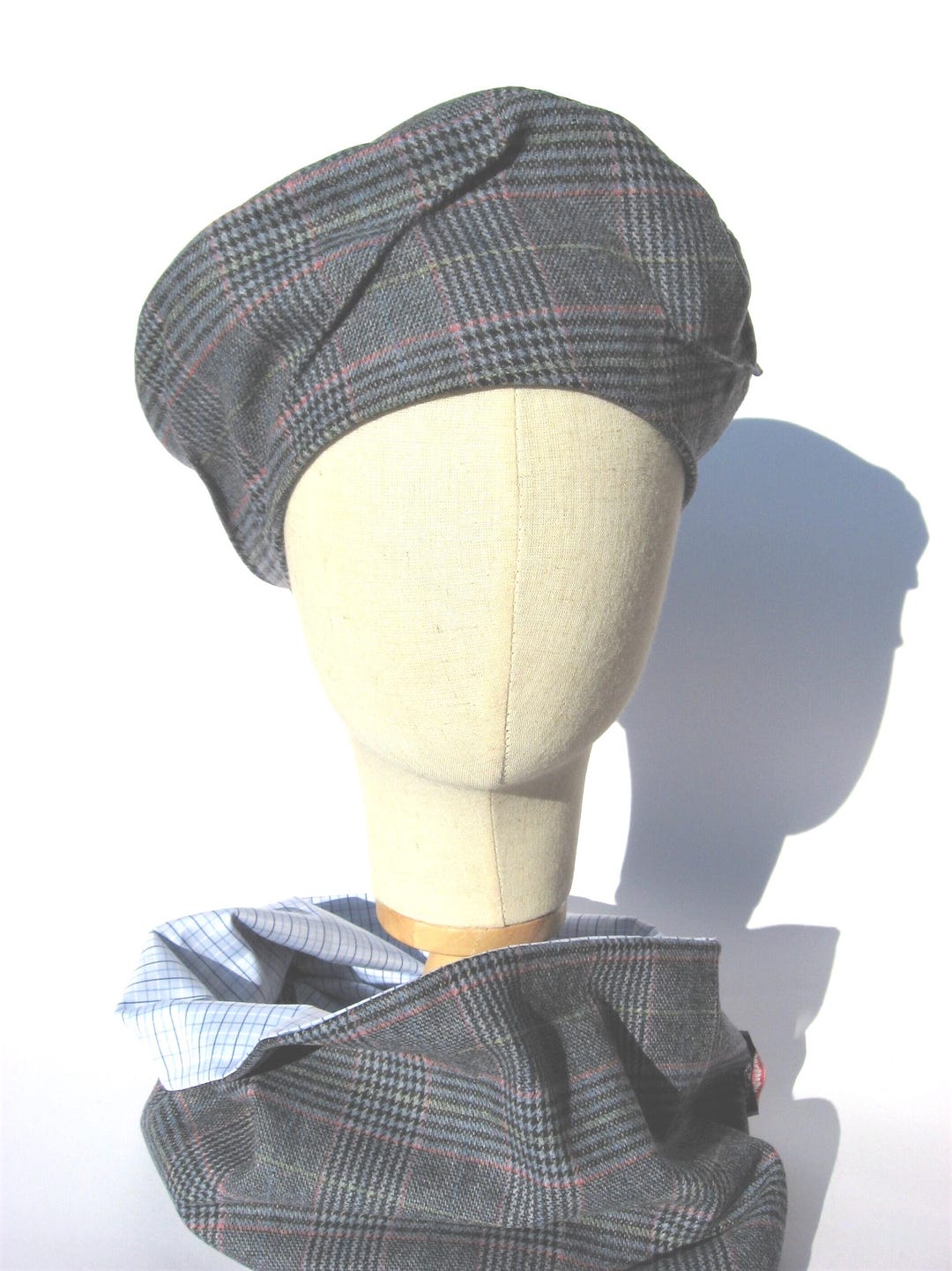 French Beret Tartan Wool, Lightweight Tam Beret, Basque Prince of ...