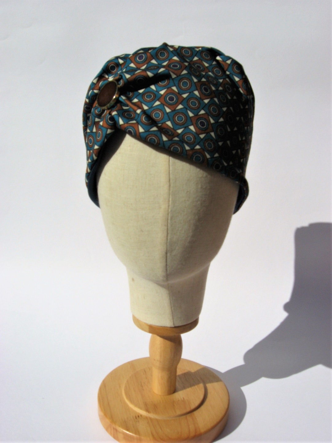 Turbante suave gorra de jersey turquesa gorra de turbante - Etsy España
