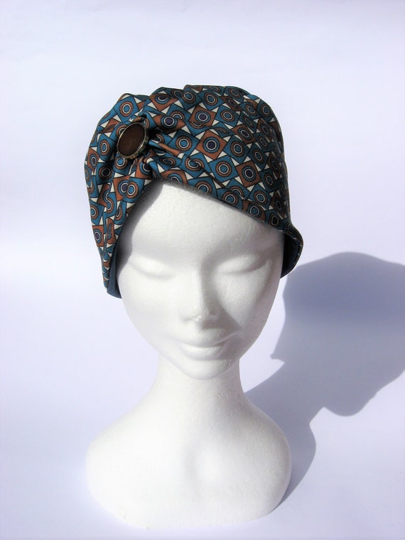 Turbante suave gorra de jersey turquesa gorra moderna de - Etsy España