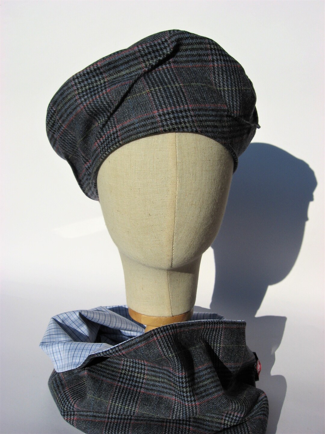 French Beret Tartan Wool, Lightweight Tam Beret, Basque Prince of ...